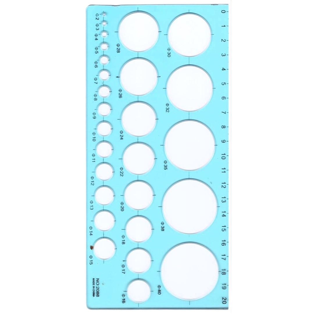 Schneideschablone Kreise - Metal Clay und Zubehör, Schmuck aus PMC und ...